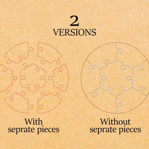 Jigsaw Puzzle SVG, Laser Cut File Puzzle Set, Puzzle Pieces Bundle ...