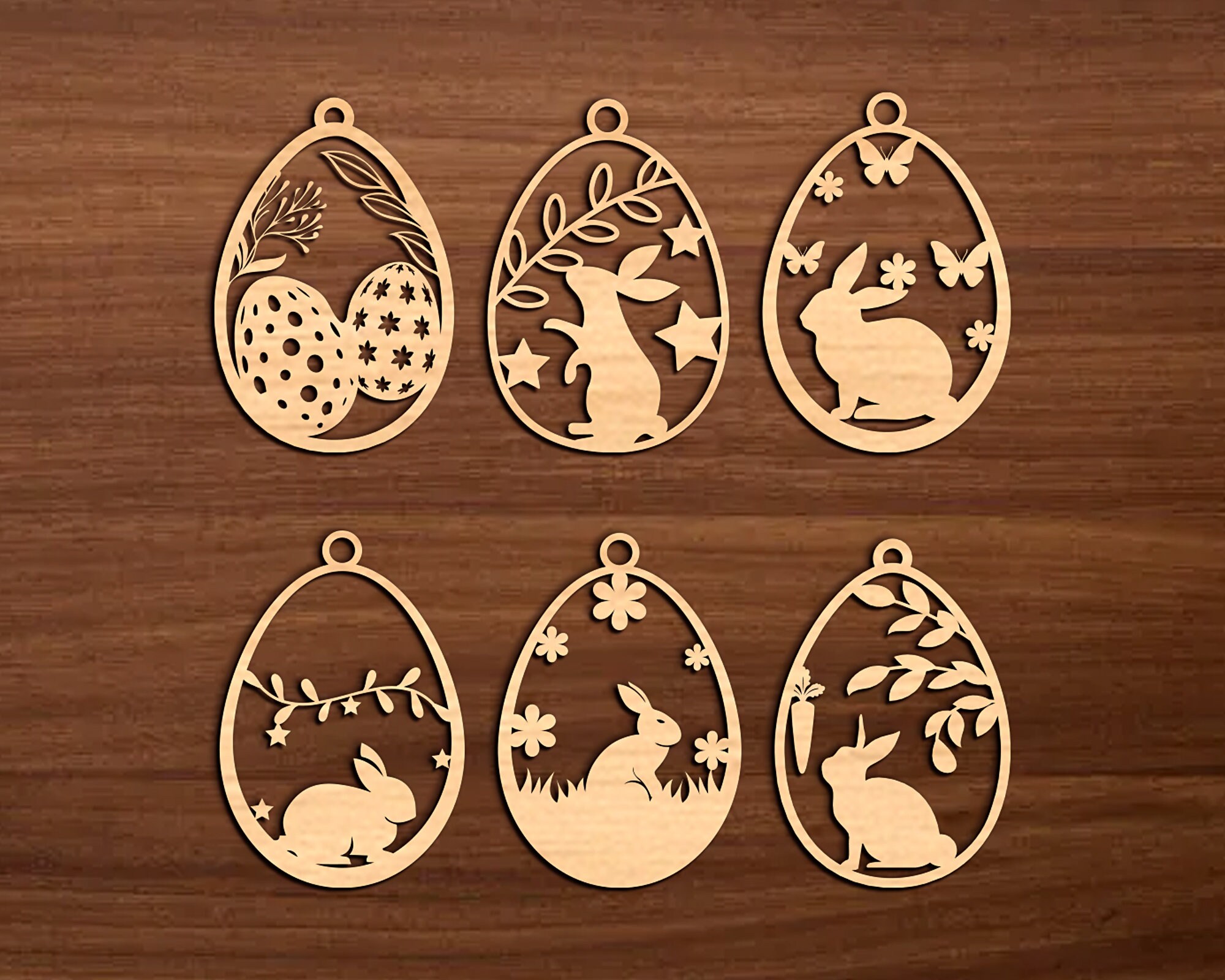 Ostern SVG, Ostern Laser Cut-Svg-Bundle, Hase Ornamente SVG, Ostern ...