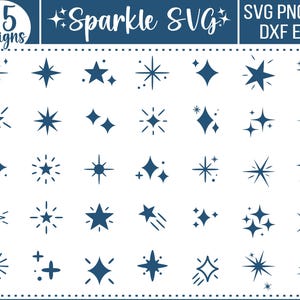 Sparkle Stars SVG, Sparkle SVG Bundle, Star Svg, Shooting Stars Svg, Celestial Svg, Stars Cut ...