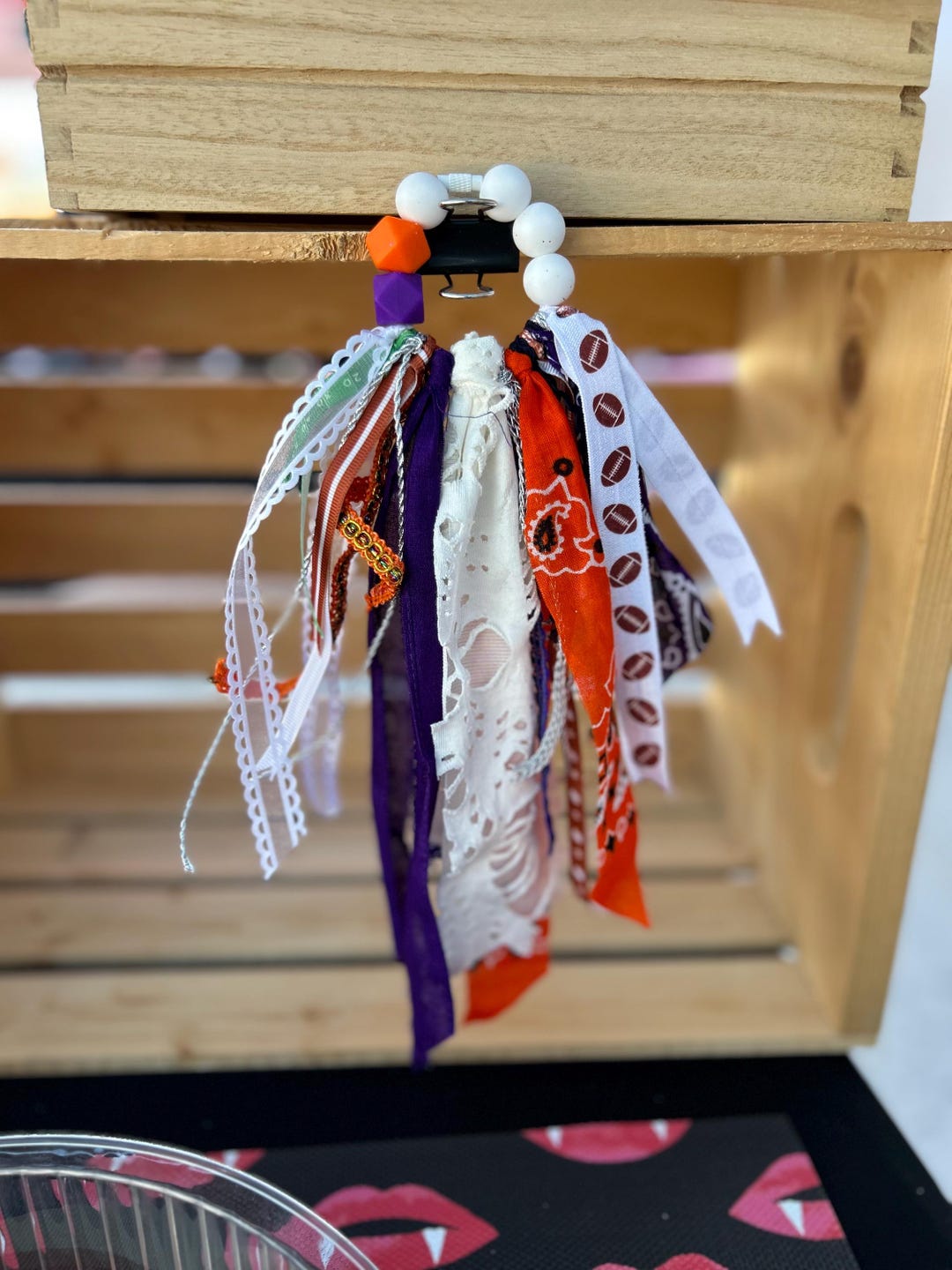 Clemson Inspired- Ribbon Bag Tag - Etsy