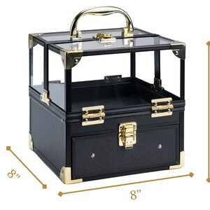 Pageant Crown Box Display, Tiara and Sash Holder, Carrying Travel Case ...