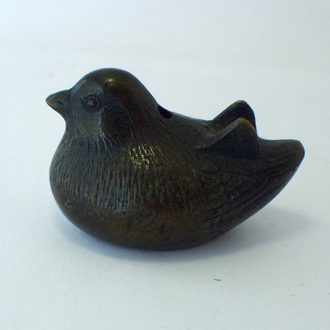 A Japanese Antique Bronze Suiteki or Water Dropper in the Form of a ...