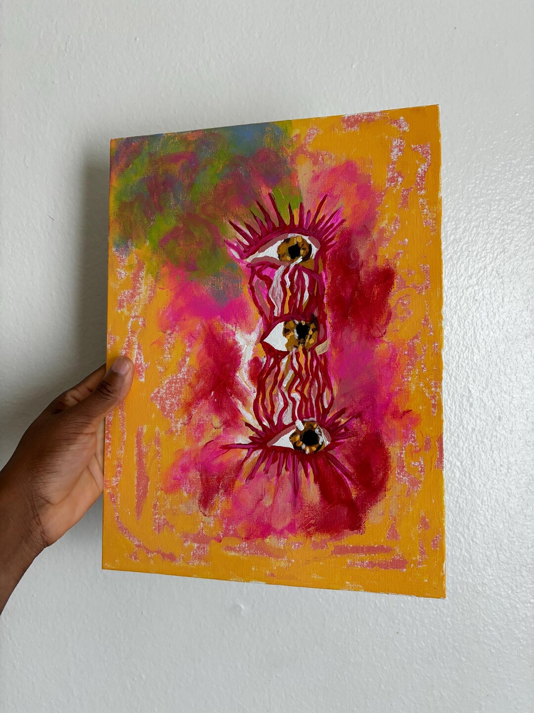 Floating Eyes Art: Melting Eye Painting - Etsy
