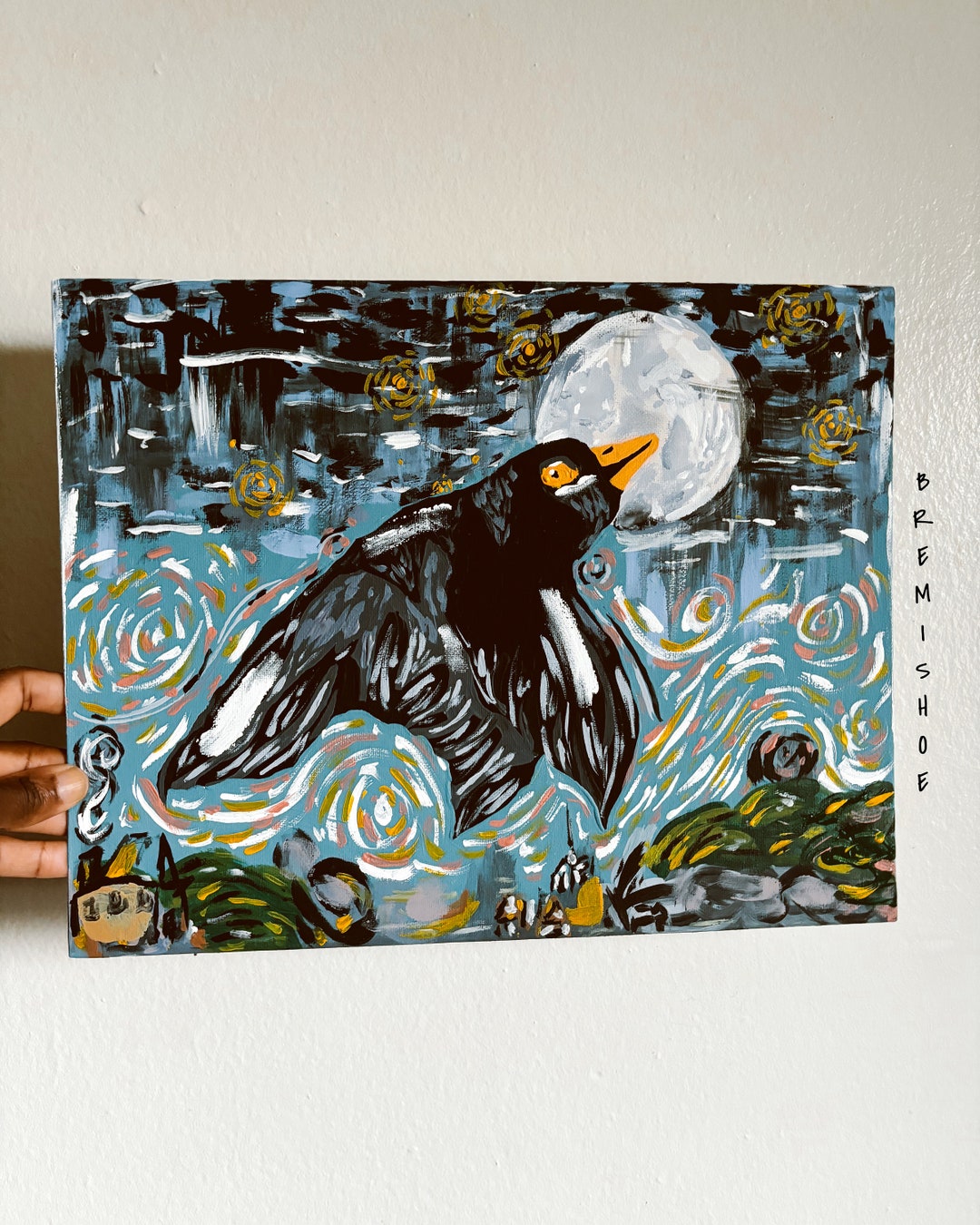 Songbird Released Into the Starry Night - Etsy