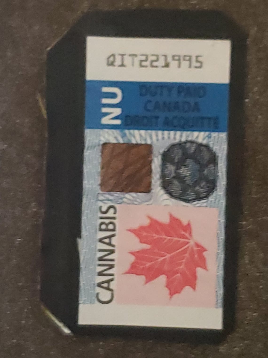 1x Canadian Cannabis Excise Stamps Nunavut Territory F/VF - Etsy