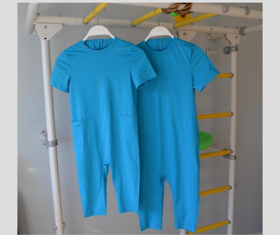 Adaptive / Special Needs Bodysuit for Older Children Back SHORT SLEEVE ...