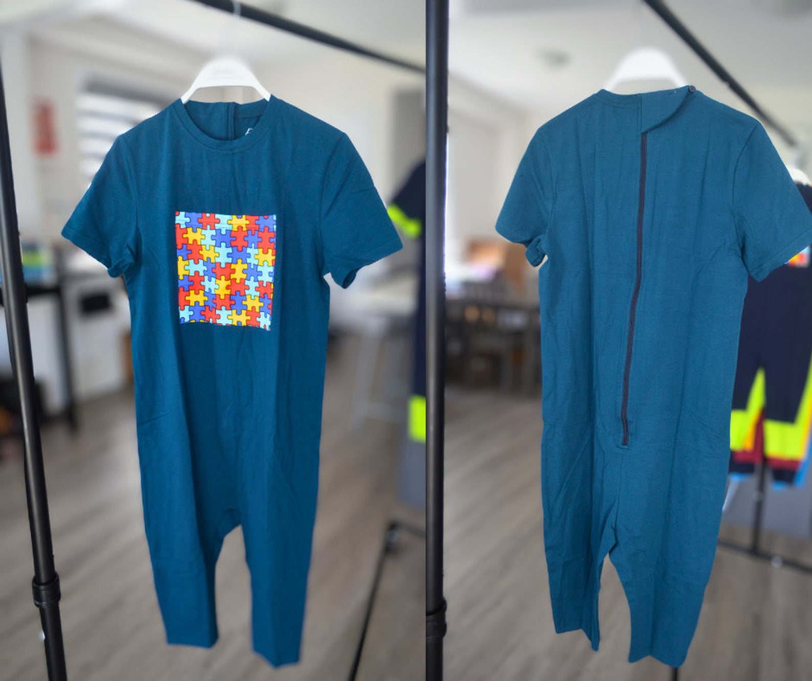 Adaptive / Special Needs Zip Back Bodysuit for Older Children, Short ...