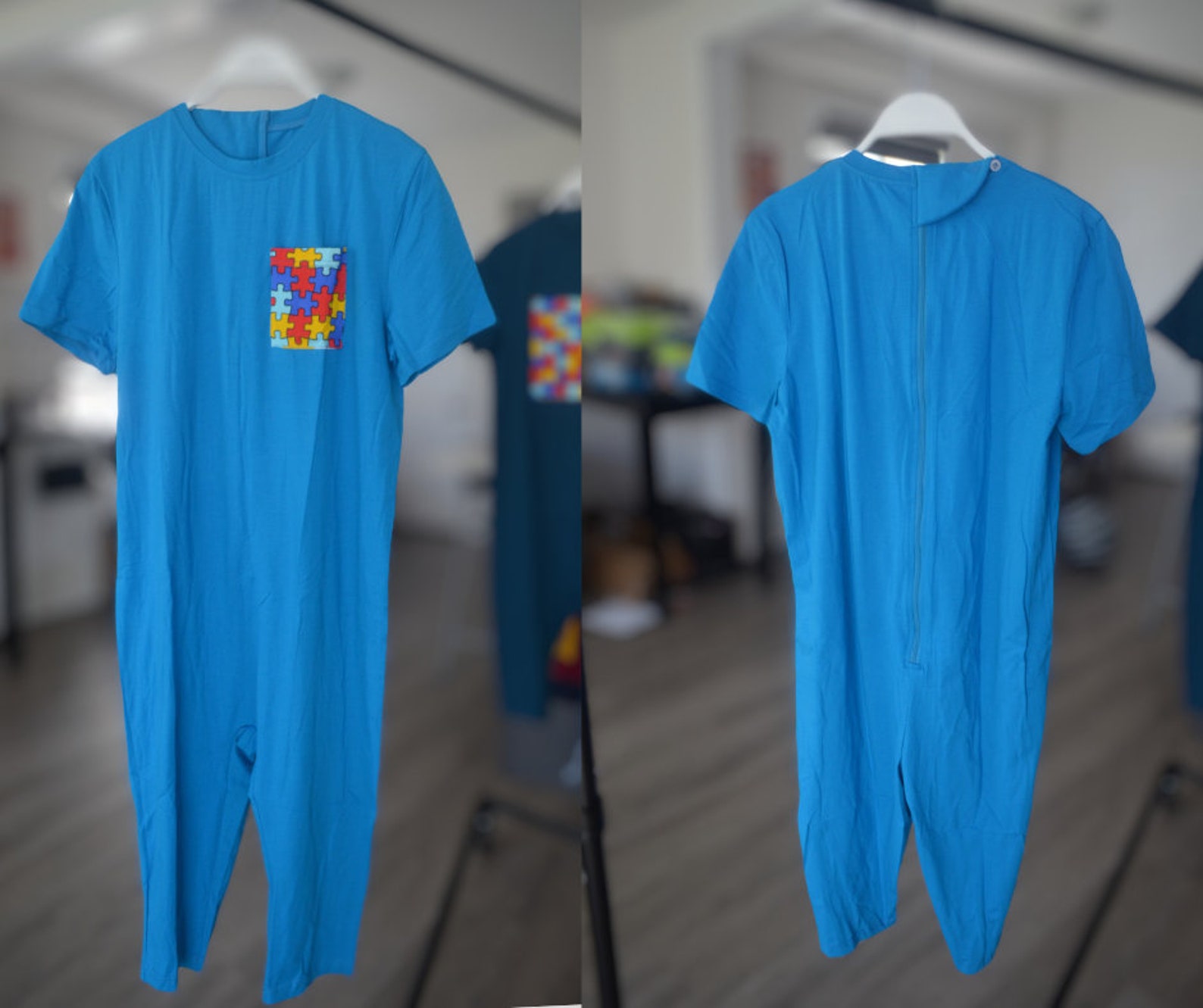 Adaptive / Special Needs Zip Back Bodysuit for Older Children, Short ...