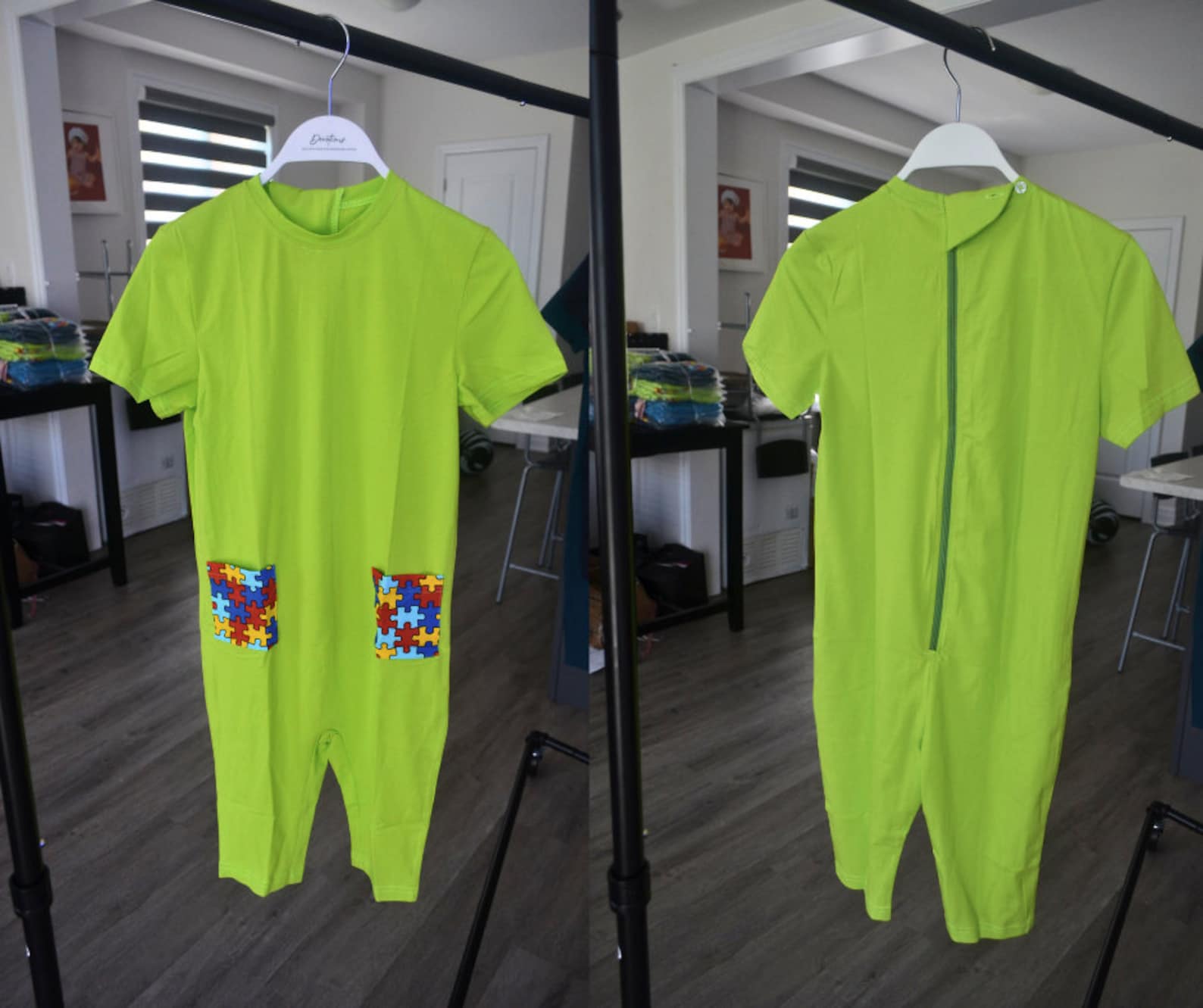 Adaptive / Special Needs Zip Back Bodysuit for Older Children, Short ...