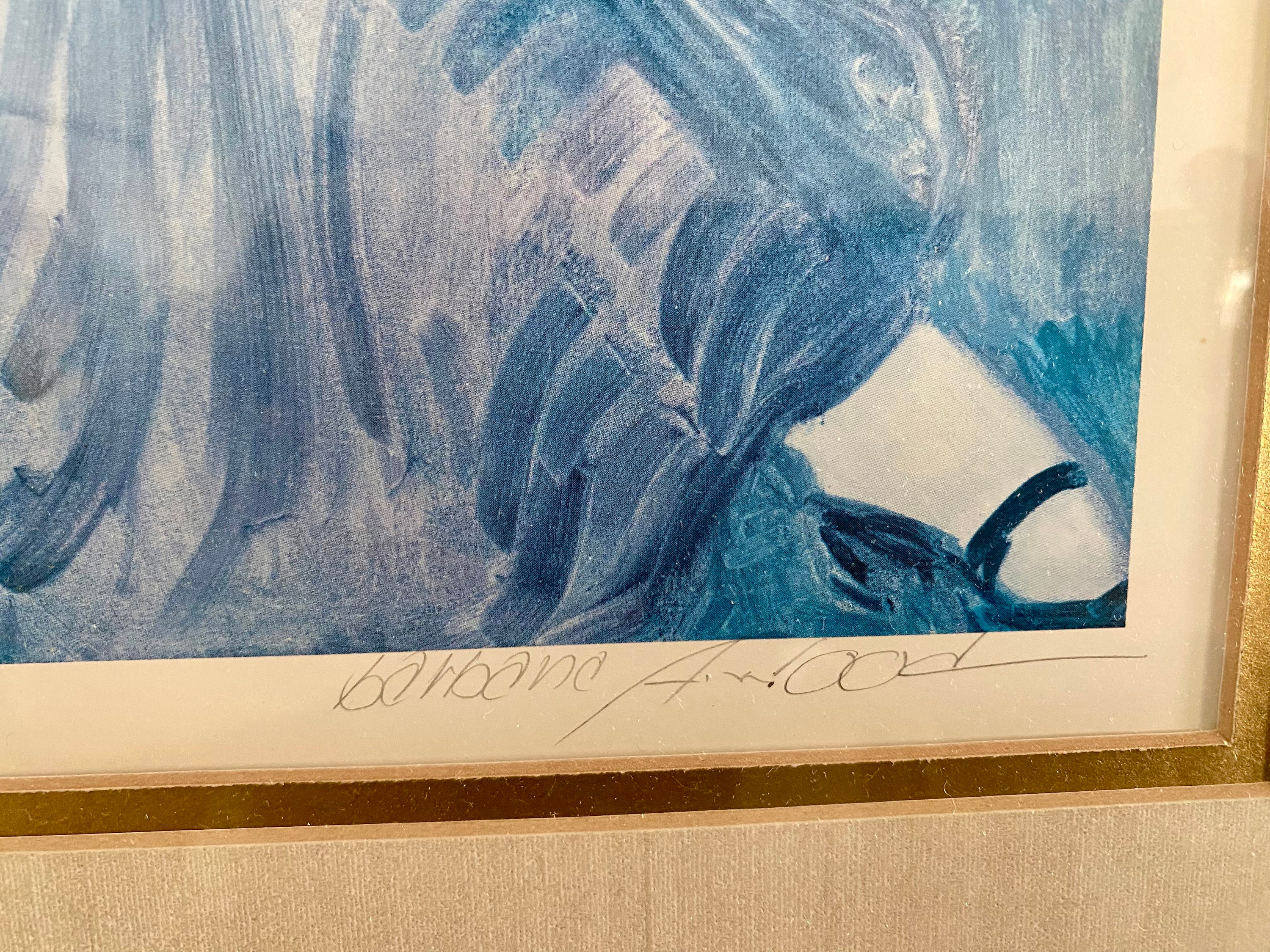 Barbara A. Wood the Pensive Woman Signed - Etsy