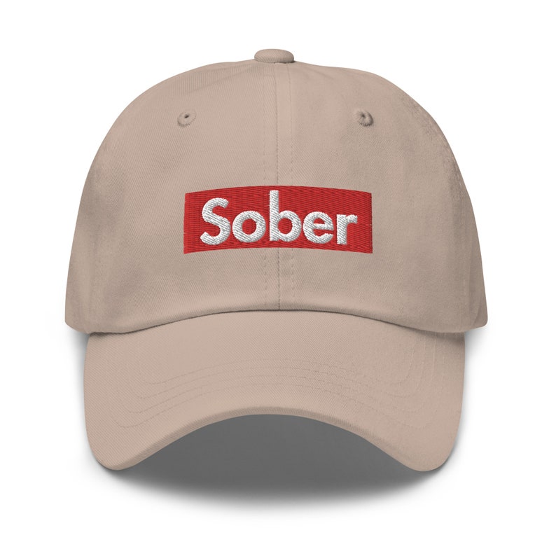 Sobriety Gift Supremely Sober Dad Hat Sober One Day at a Time Aa ...