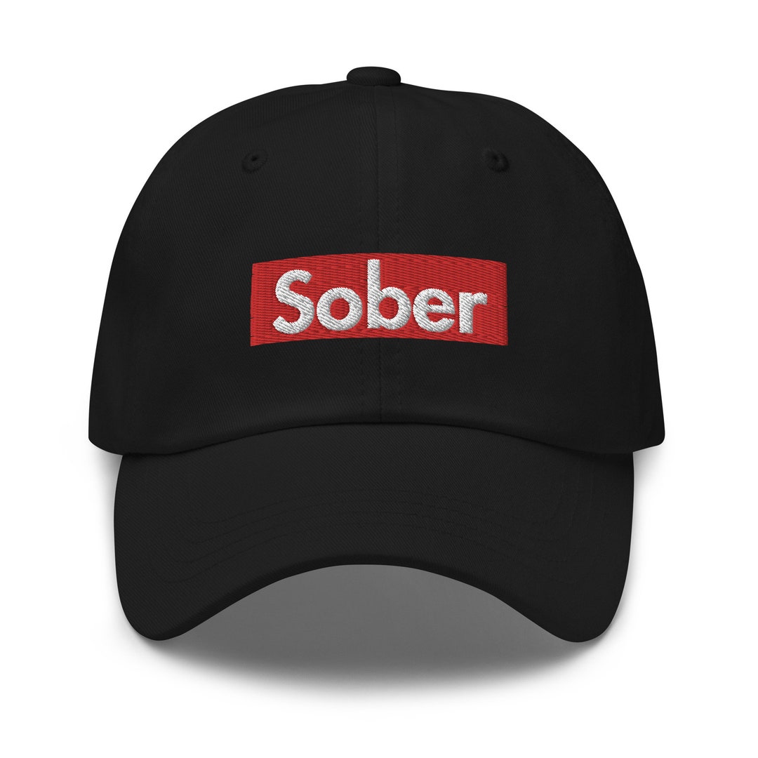 Sobriety Gift Supremely Sober Dad Hat Sober One Day at a Time Aa ...