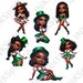 20 Cute Chibi Clipart Patricks Day Digital Download, Chibi Stickers ...