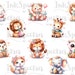 Watercolor Bubble Tea Clipart, Baby Animals Boba Tea Clipart, Bubble ...