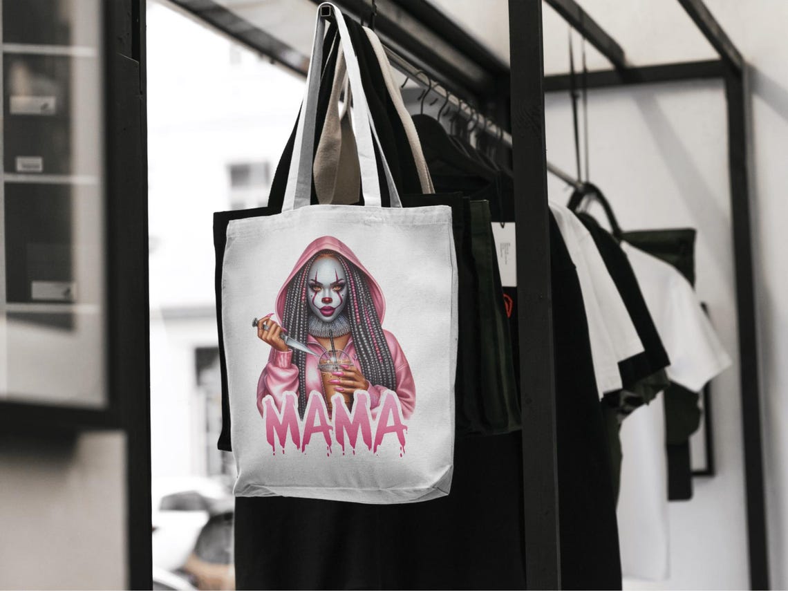 Halloween Horror Scary Mama, Custom Kid Name, Spooky Mama Png, Black ...