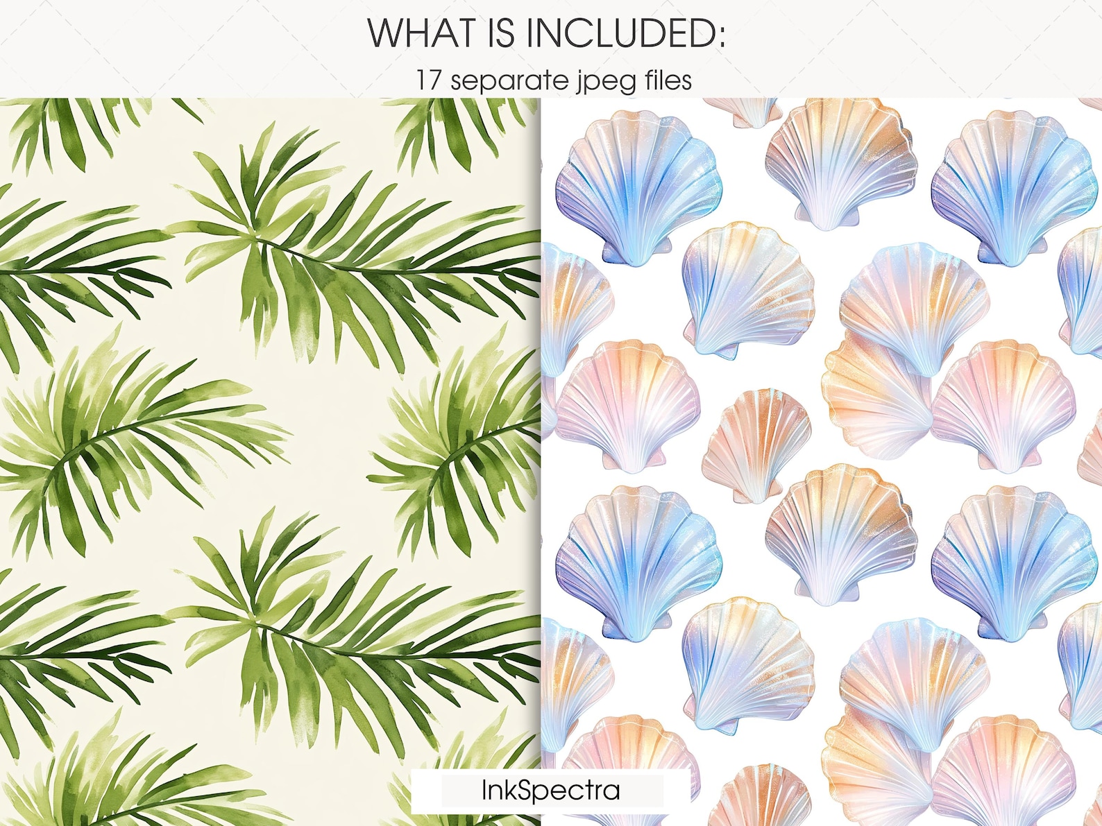 Watercolor Beach Paper Pack, Sky Blue, Ocean JPEG (digital Download) - Etsy