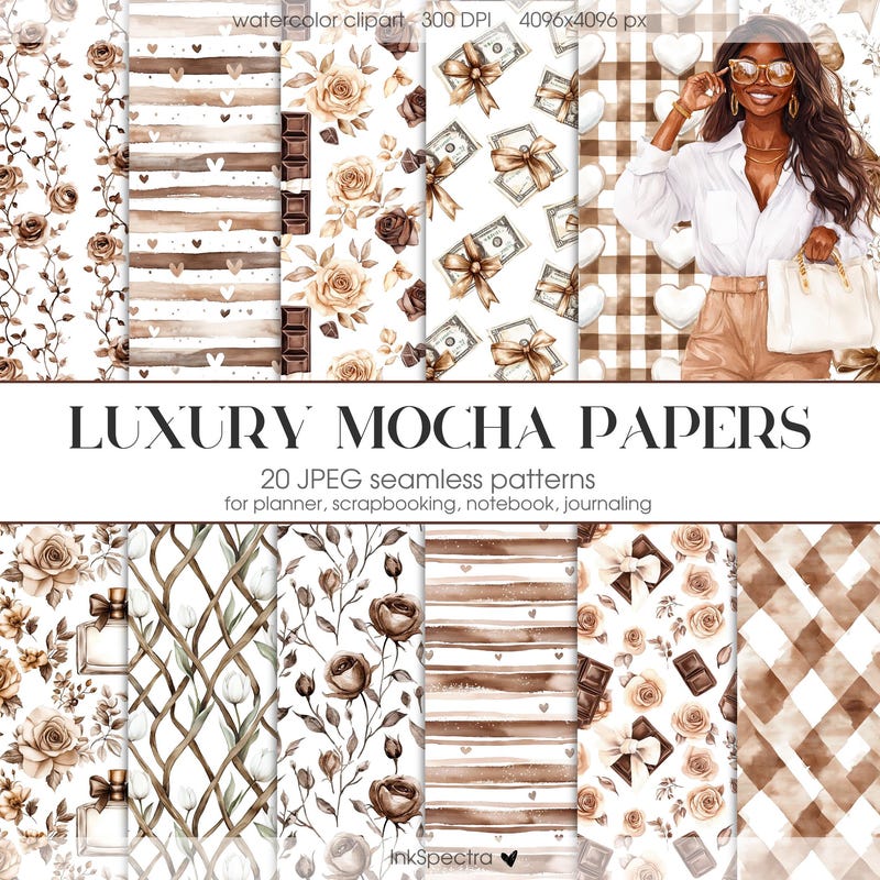 Mocha Patterns - Etsy