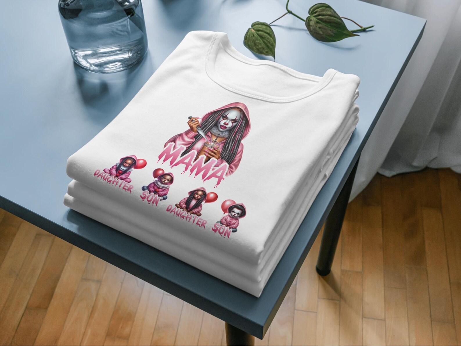 Halloween Horror Scary Mama, Custom Kid Name, Spooky Mama Png, Black ...