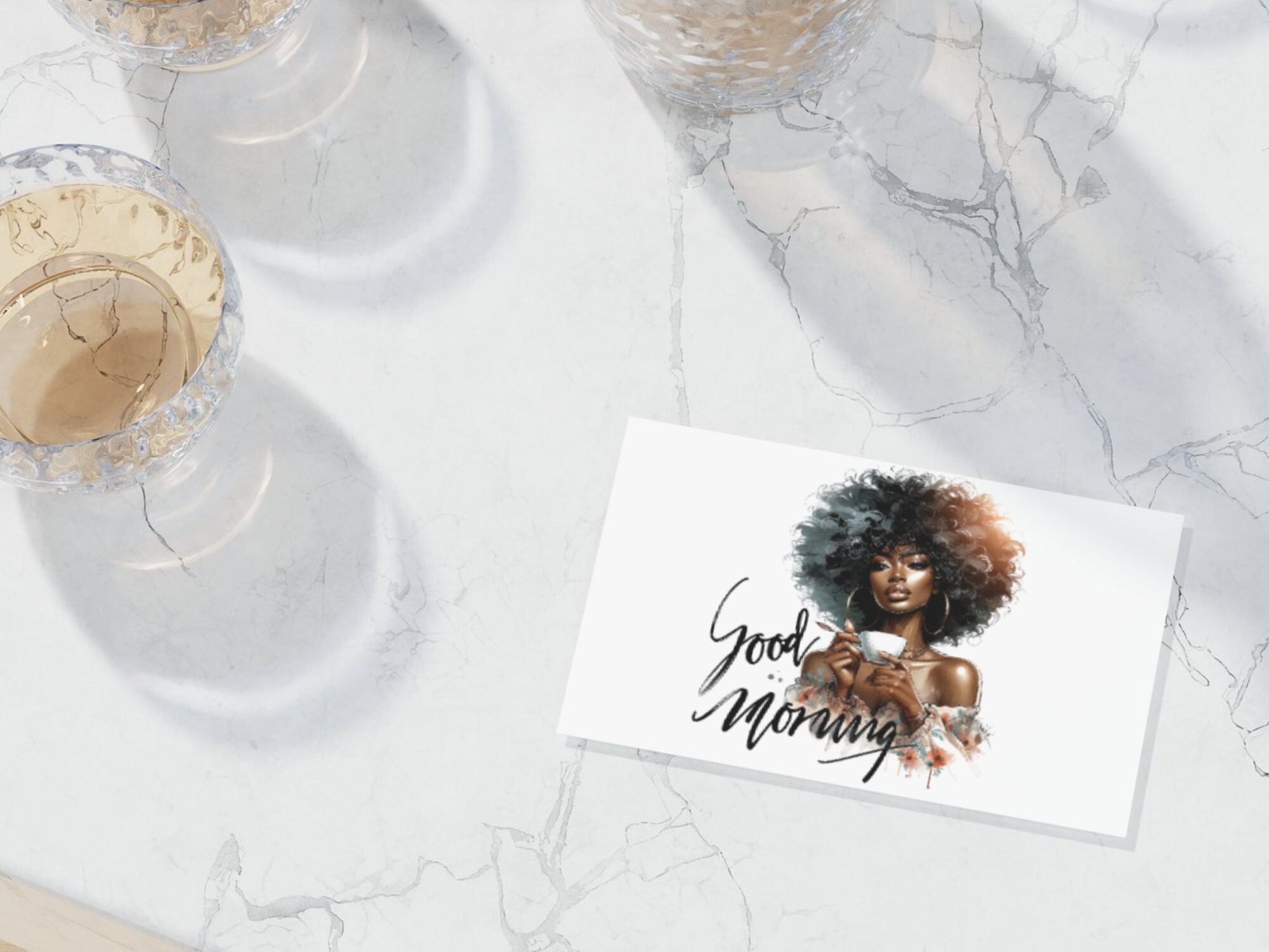 Bundle Boho Black Girl Coffee Lover Clipart Black Woman Magic Coffee