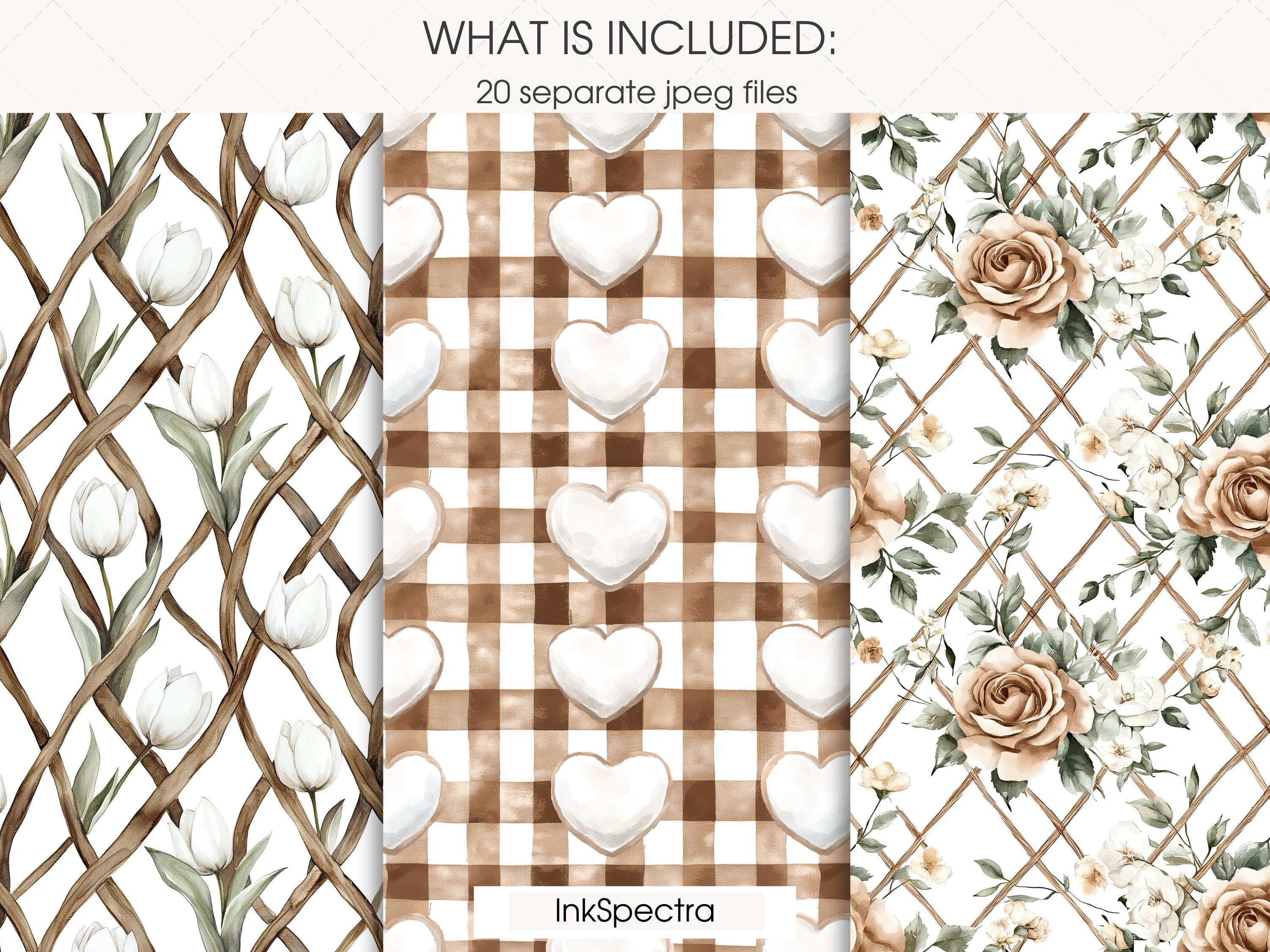 Luxury Mocha Papers, Tulips Roses Papers, Rich Life Aesthetic ...