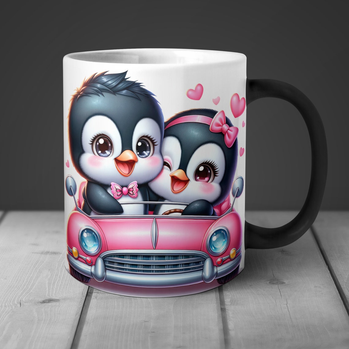 35 Valentine's Day Penguin Clipart, Cute Penguin Love Illustrations ...