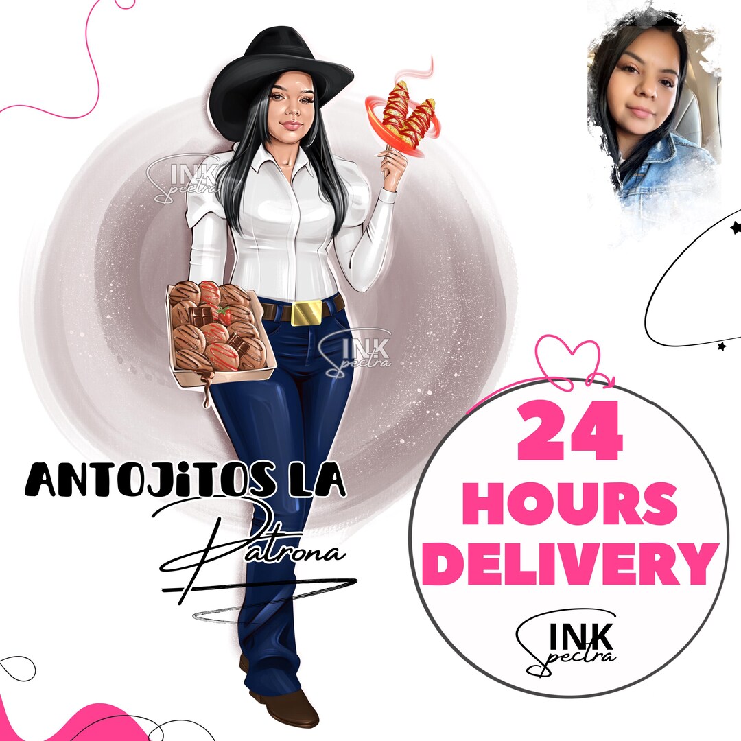 Custom Portrait Logo Hand Draw, Business Portrait Logo, Custom Cartoon ...