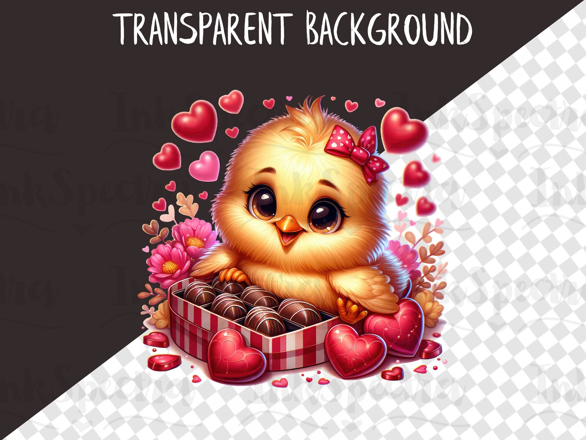 Watercolor Cute Valentines Animals Clipart Bundle,romantic Animals Png ...