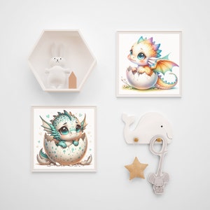 Watercolor Dragon Clipart, Cute Dragon Clipart Set, Dragon Kingdom ...