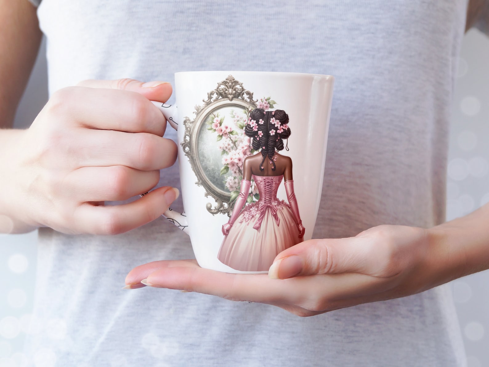 Black Girl Tea Time Clipart, Black Woman Magic, Spring Girls, Vintage Tea Party, Black Woman ...