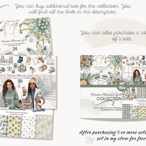 Watercolor Winter Planner Girl Clipart PNG, Black Women Boss Lady, 300 ...