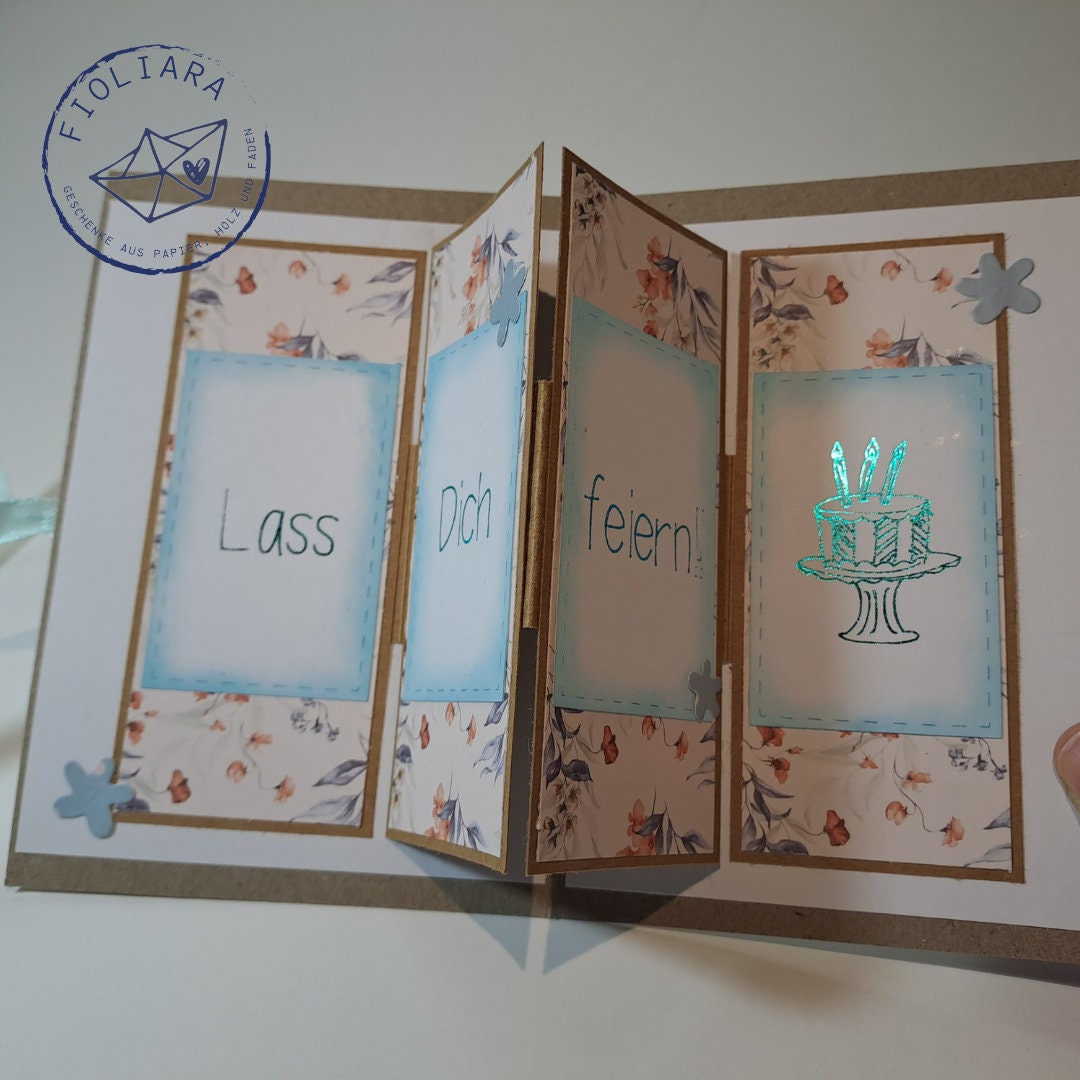 Geburtstagskarte Glückwünsche zum Geburtstag Karte zum Verschenken ...