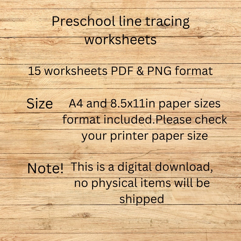 Preschool Line Tracing Worksheets,lines Trace Page Printable,busy Book ...
