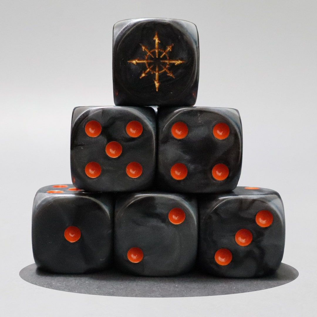 D6 Dice Chaos Army , Chaos Dice Star, Star Dice Chaos, Chaos Demons ...