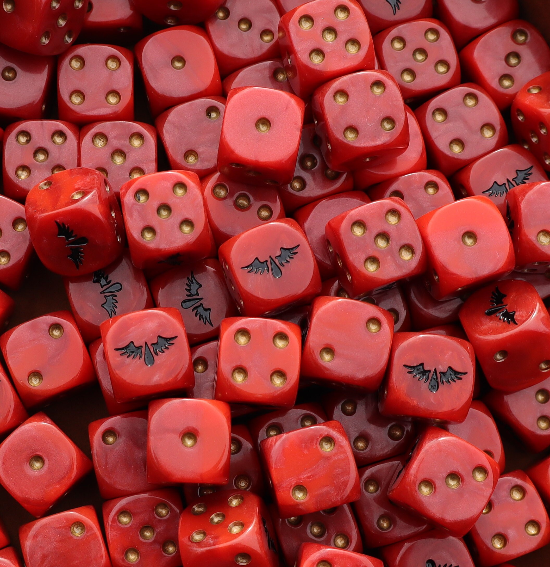 D6 Dice Blood Vampire Army , Vampire Angels Dice, Blood Dice Angels ...