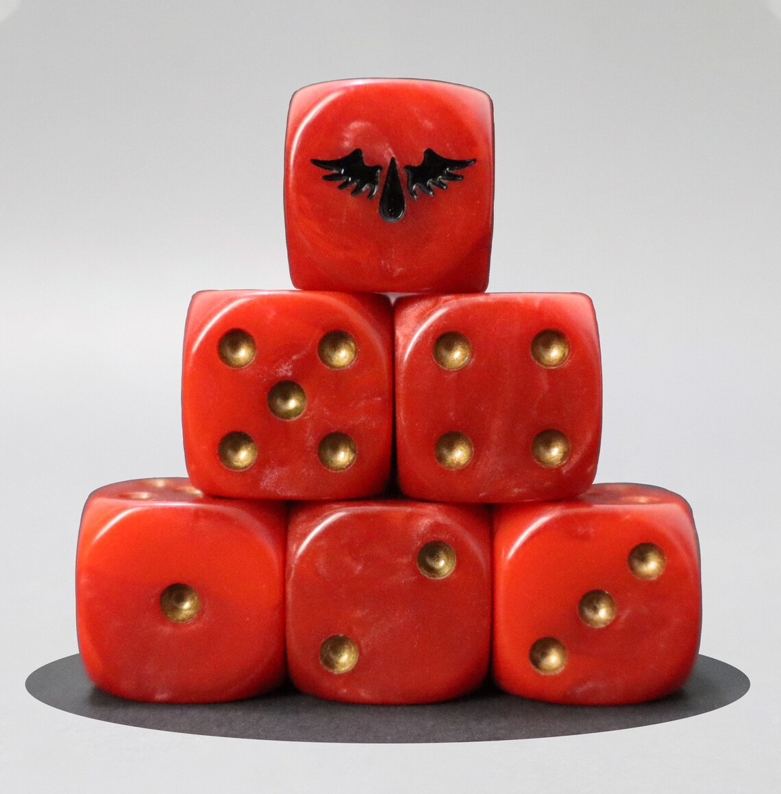 D6 Dice Blood Vampire Army , Vampire Angels Dice, Blood Dice Angels ...