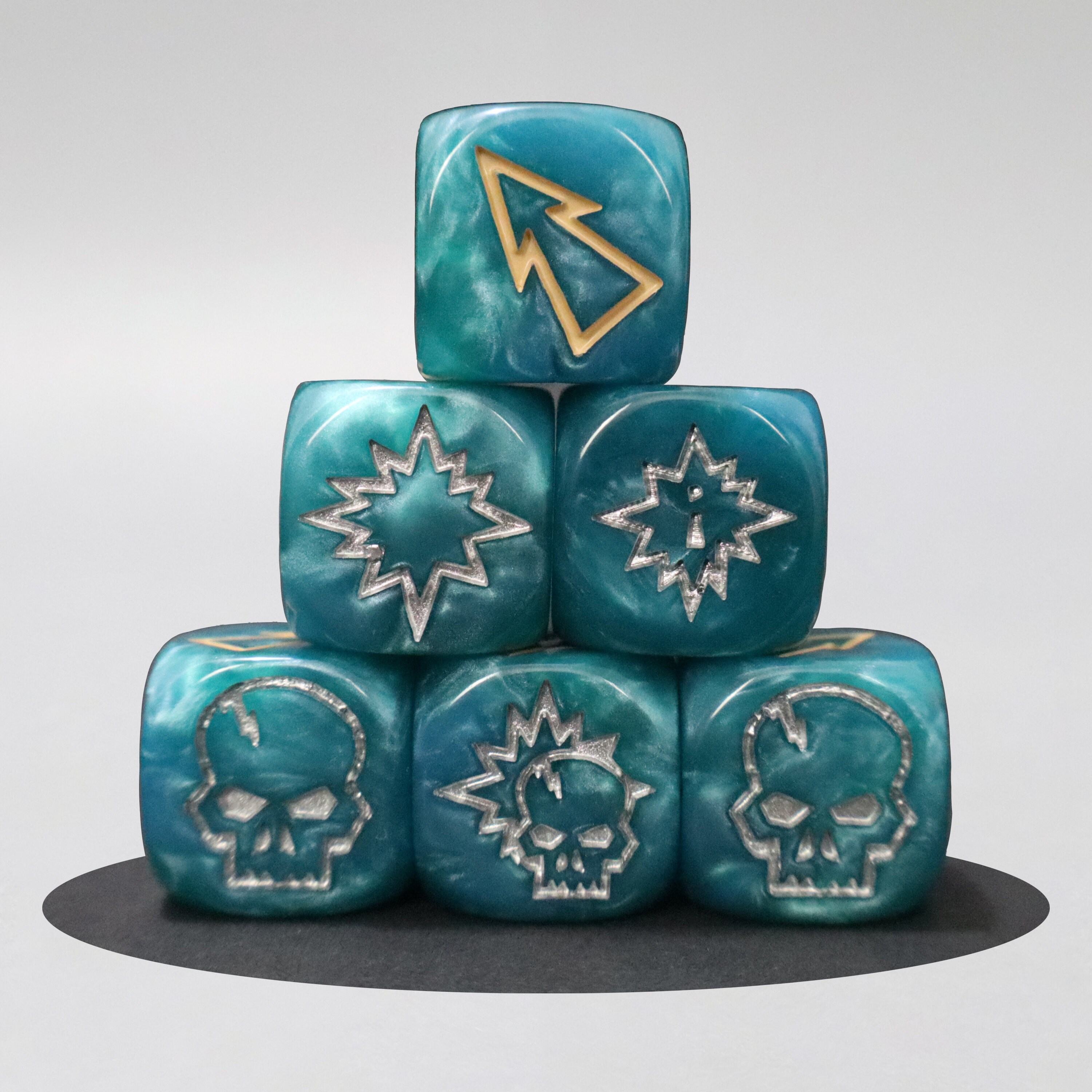 Dice Set Lizardmen, Scale Folks, Blood Football , Blody Bowl, Lizard ...