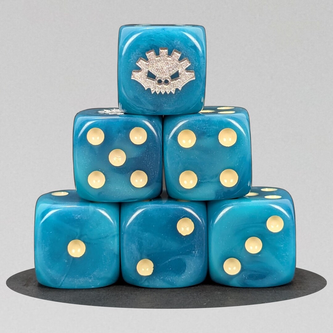 D6 Dice Aztec Lizard Rune, Table Top Dices, Wargames Dices, Skirmish ...
