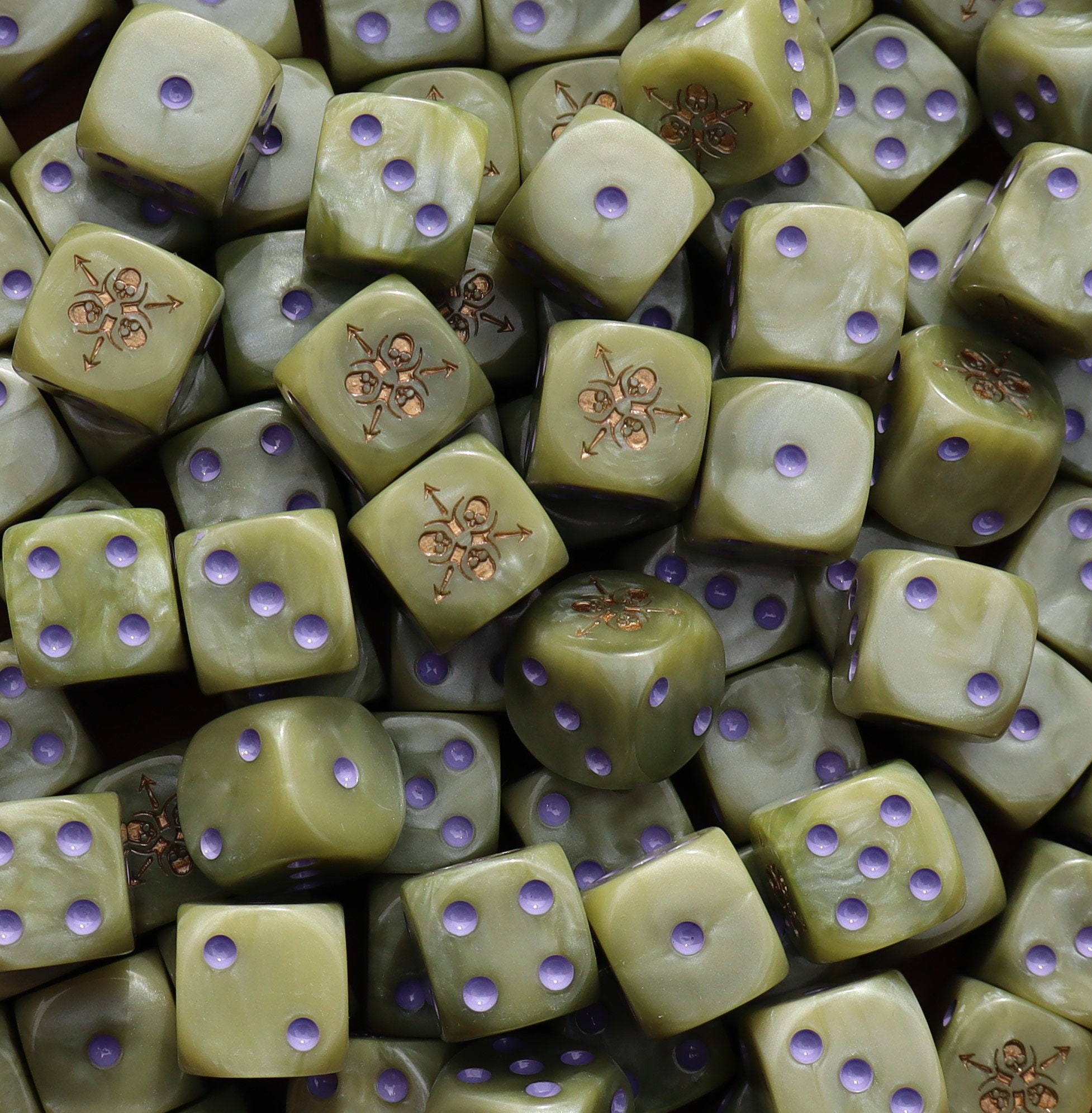 D6 Dice Death Guard Army , Putrid Dice Knights, Infected Knights Dice ...