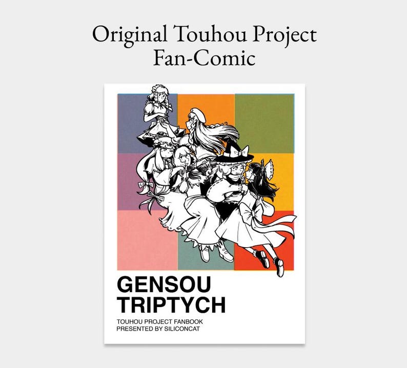 Touhou Fan-comic - Gensou Triptych - Etsy