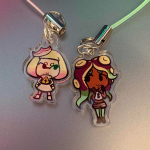 Splatoon Idols Phone Charm - Double Sided, 7 Variations, 1 In., Acrylic ...