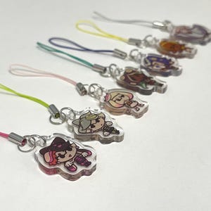 Splatoon Idols Phone Charm - Double Sided, 7 Variations, 1 In., Acrylic ...