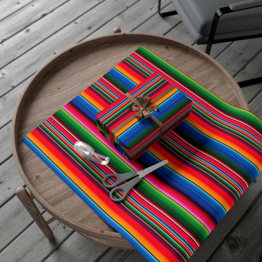 Sarape Gift Wrap Paper Wrapping Paper - Etsy