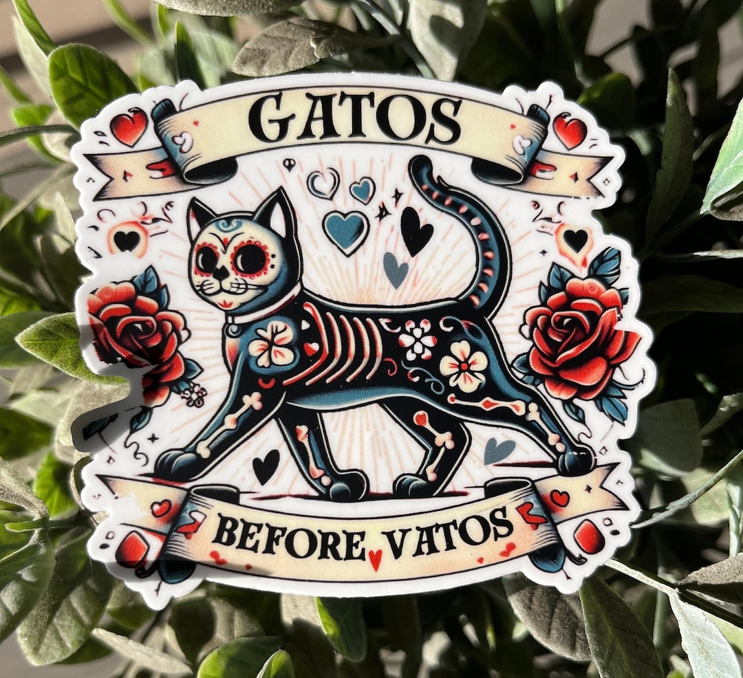 Sticker Gatos Before Vatos West Coast Heritage Custom Stickers - Etsy