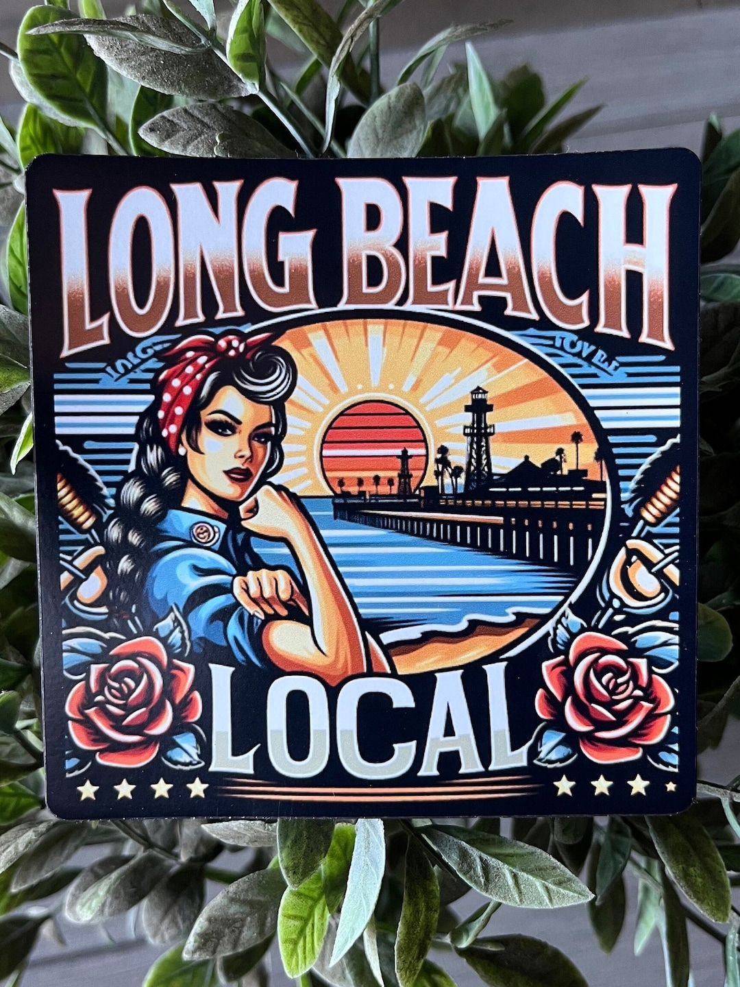 Long Beach Locals Large Refrigerator Magnet - Etsy