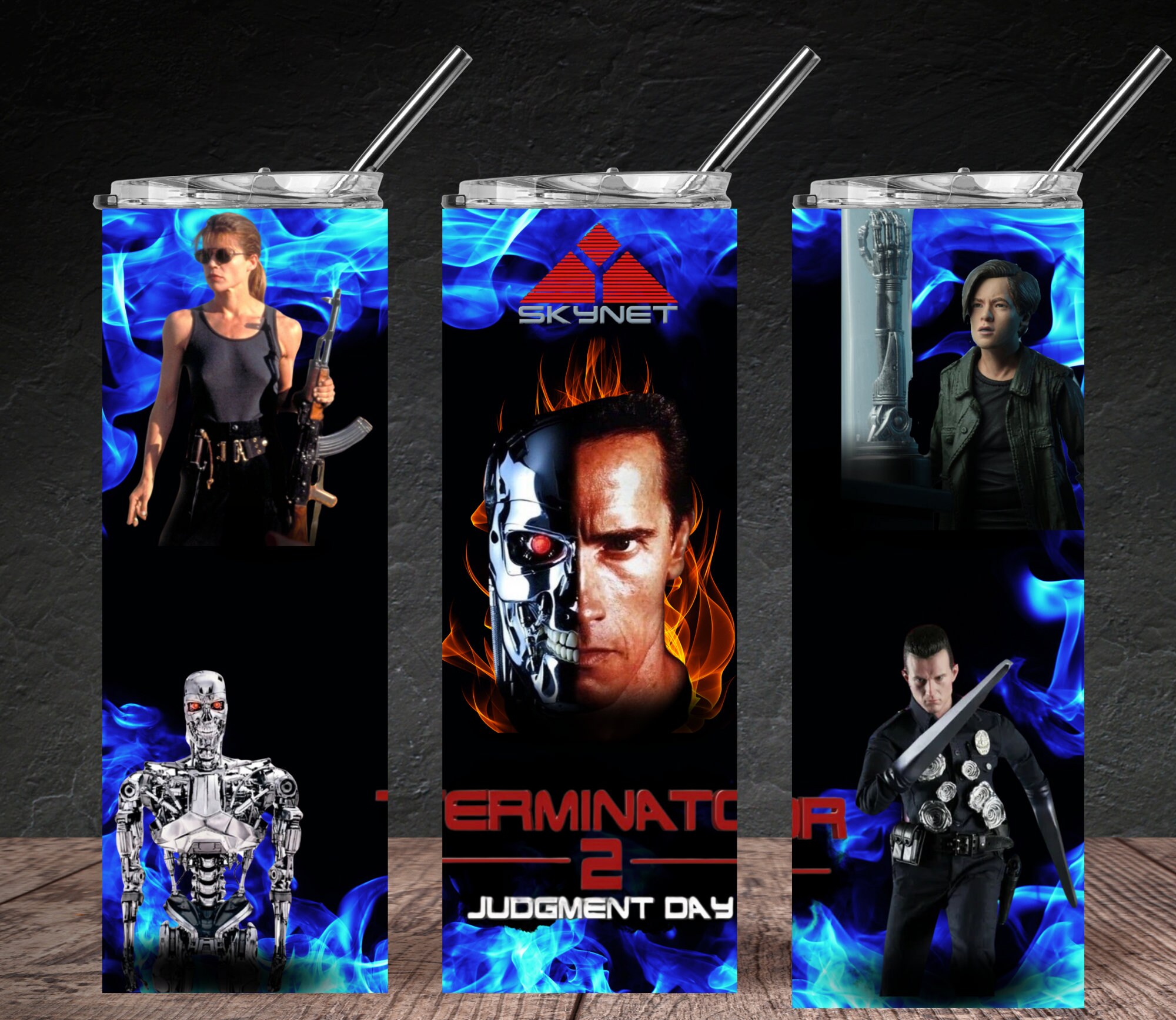 Terminator Tumbler Wrap - Etsy