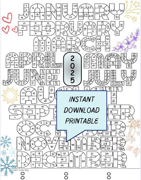 2025 Workout Tracker | Daily Workout Tracker | Wellness Tracker | 2025 ...