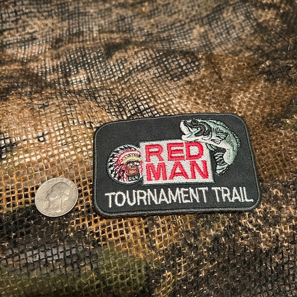 Red Man Vintage Patch - Etsy
