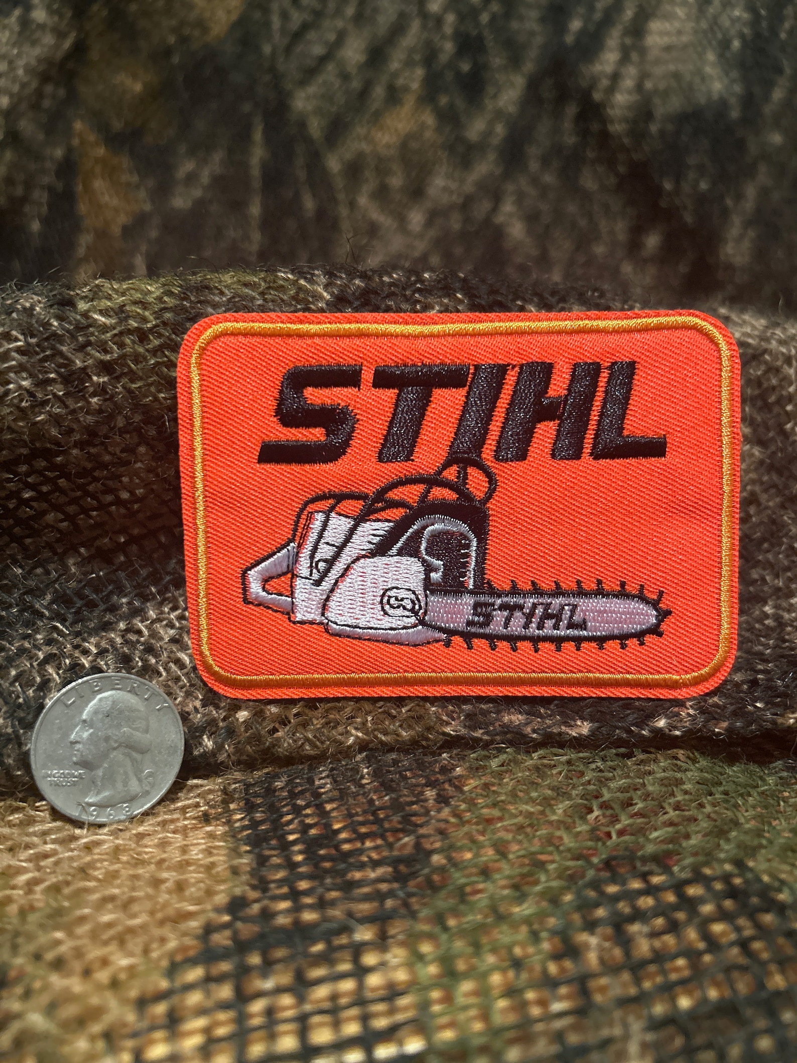 STIHL Retro Vintage Iron on Patch - Etsy