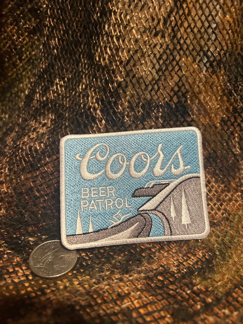 Coors Beer Patrol Retro Vintage Iron on Patch - Etsy