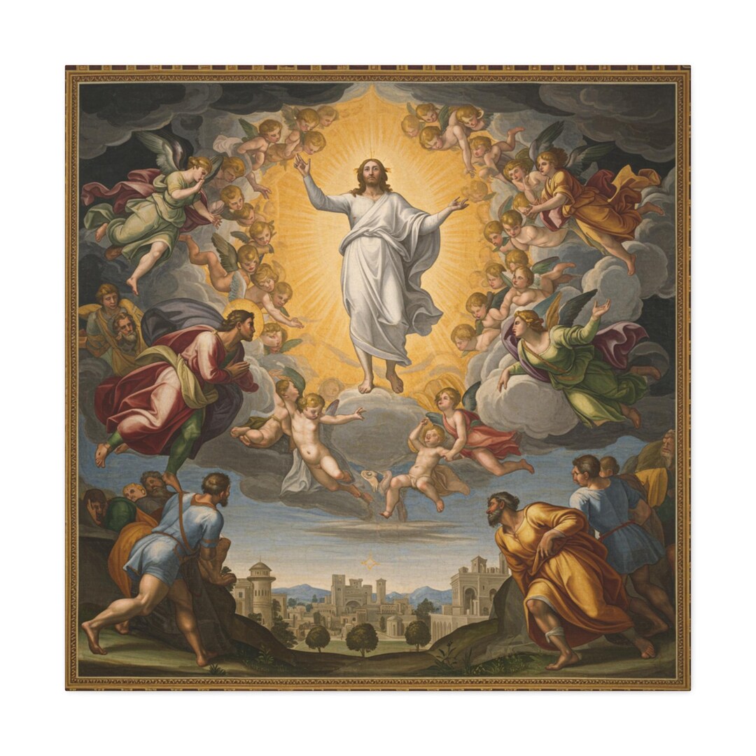 Ascension of Jesus Frescoes, SR Catholic Christian Religious Spiritual ...